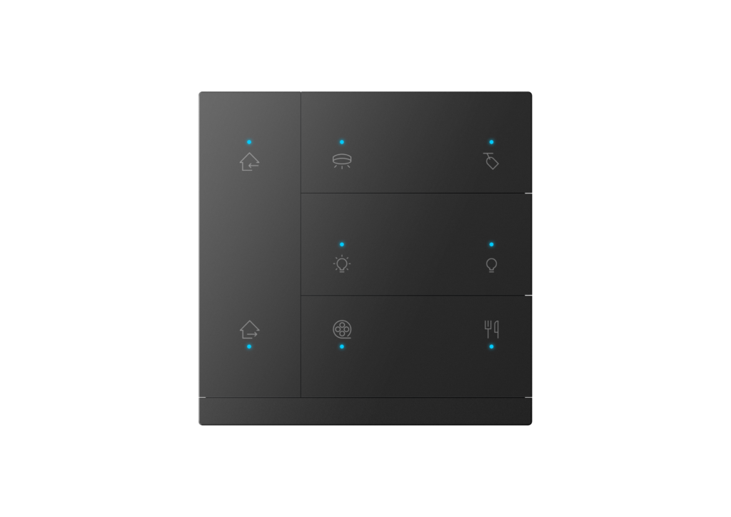 KNX Waltz Push Button, 2-4 Gang - KNX Panama