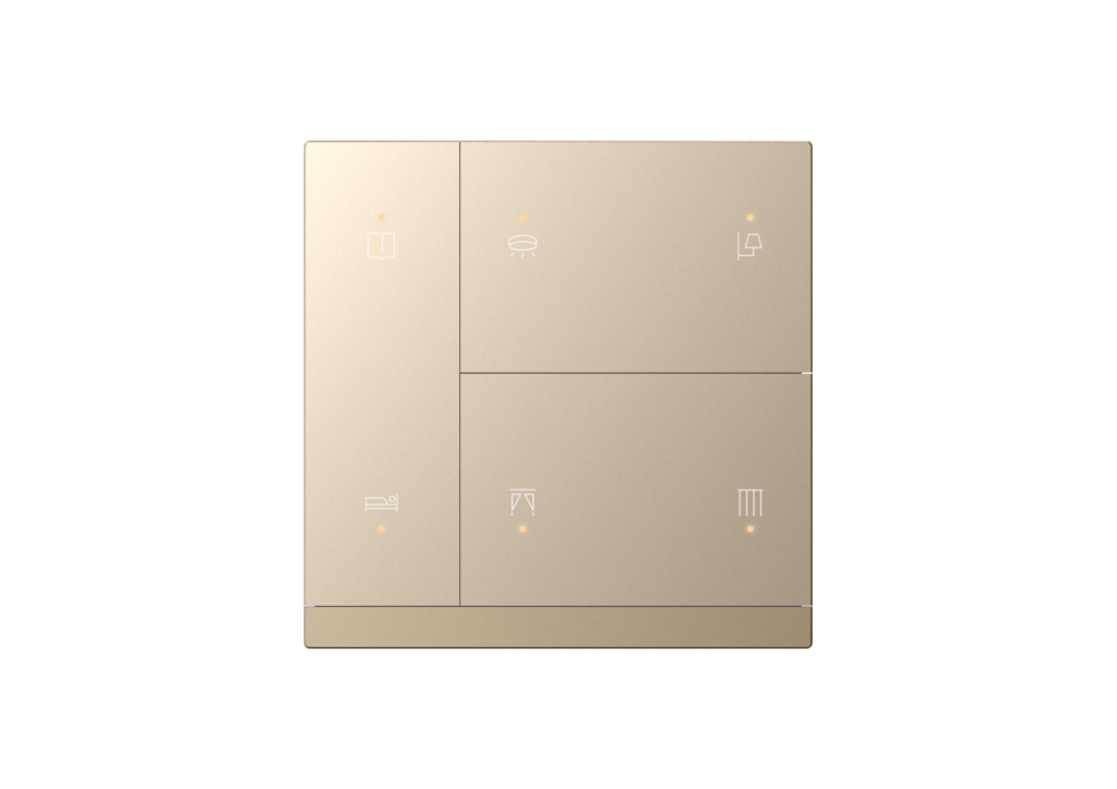 KNX Waltz Push Button, 2-4 Gang - KNX Panama